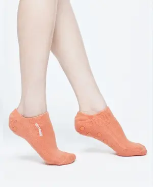 PURECODE Moisturizing Gel Ankle Socks - Peach