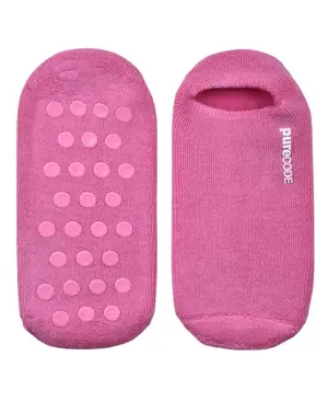 PURECODE Purecode Moisturizing Gel Ankle Socks Pink