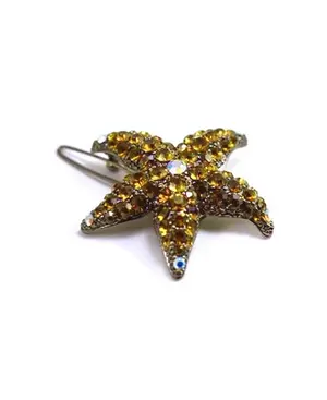 SOHO STYLE Starfish Barrette - Topaz