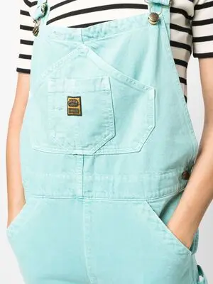 WASHINGTON DEE-CEE Logo Patch Organic Cotton Dungarees