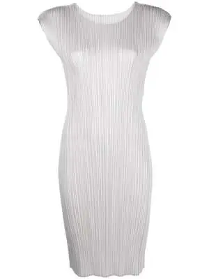 Issey Miyake Pleated Shift Dress