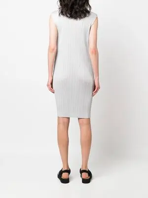 Issey Miyake Pleated Shift Dress