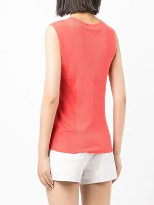 Emporio Armani Ribbed Tank Top