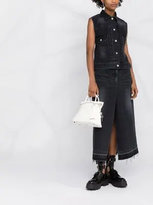 MAISON MARGIELA Mini 5ac Classique Top-handle Bag - White