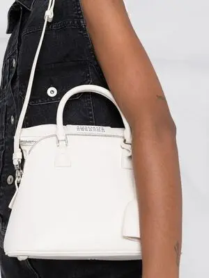 MAISON MARGIELA Mini 5ac Classique Top-handle Bag - White