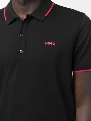 Hugo Logo-print Polo Shirt
