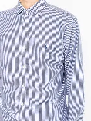 Polo Ralph Lauren Pinstriped Button-down Shirt - Blue