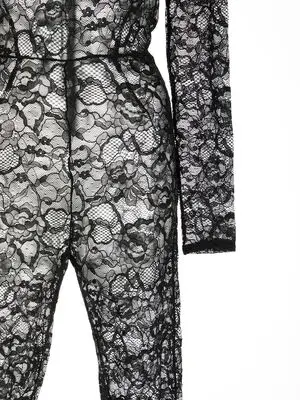 FLEUR DU MAL Lace Catsuit