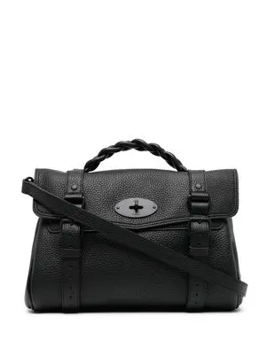 Mulberry Alexa Heavy Grain Satchel - Black