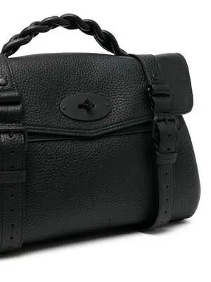 Mulberry Alexa Heavy Grain Satchel - Black