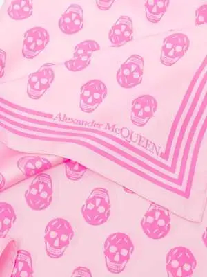 Alexander McQueen Skull-print Silk Scarf