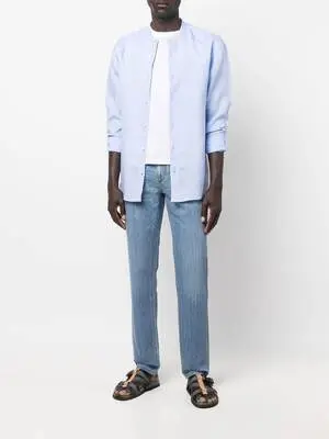 Zegna Stonewash Straight-leg Jeans
