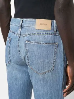 Zegna Stonewash Straight-leg Jeans