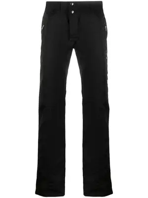 1017 Alyx 9sm Logo-print Straight-leg Trousers - Black