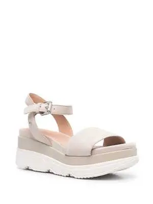 Geox Open Toe Wedge Sandals