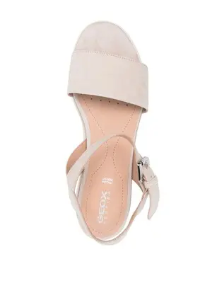 Geox Open Toe Wedge Sandals