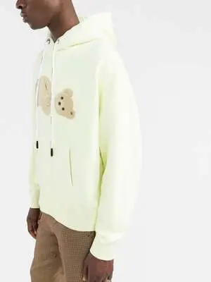 Palm Angels Bear Motif Hoodie - Yellow