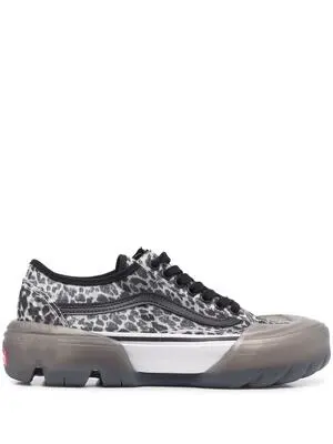 VANS Old Skool Leopard-print Sneakers - Grey