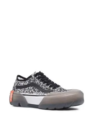 VANS Old Skool Leopard-print Sneakers - Grey