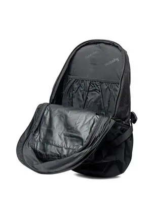 Supreme Logo-patch Backpack - Black