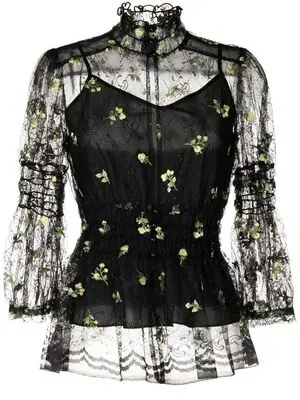 Anna Sui Embroidered Tops