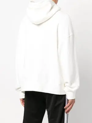 Palm Angels Bear-print Hoodie - White