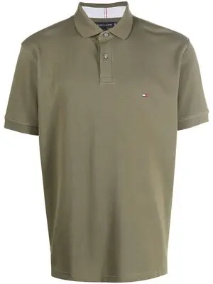 Tommy Hilfiger 1985 Logo-patch Piqué Polo Shirt - Green