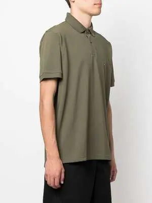 Tommy Hilfiger 1985 Logo-patch Piqué Polo Shirt - Green