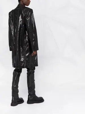 MAISON MARGIELA Coated Single-breasted Coat