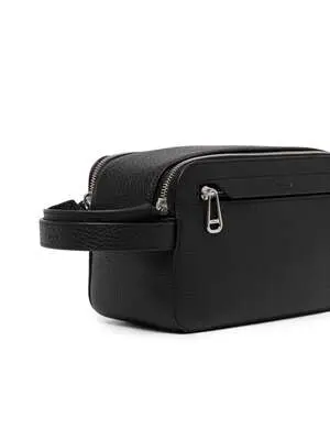 Mulberry Double-zip Leather Wash Bag