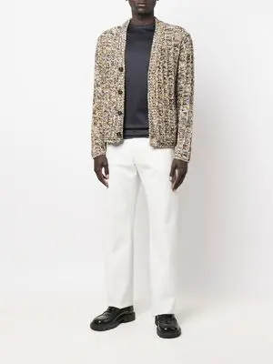 FERRAGAMO Chunky-knit V-neck Cardigan