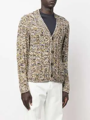 FERRAGAMO Chunky-knit V-neck Cardigan