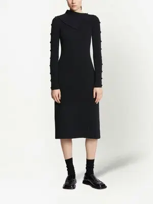 Proenza Schouler Micro-ribbed Midi Dress