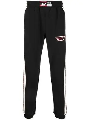 DIESEL Logo-patch Performance Track Pants
