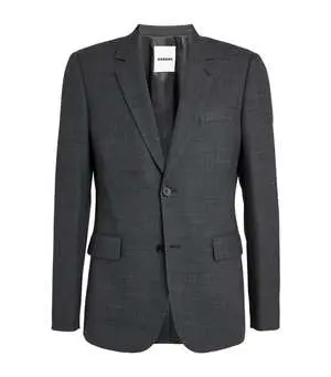 Sandro Wool Suit Jacket - Black