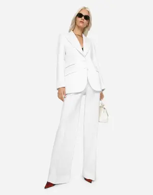 Dolce & Gabbana Single-breasted Woolen Turlington Blazer