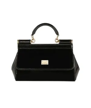 Dolce & Gabbana Mini Sicily Handbag - Black
