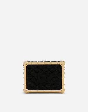 Dolce & Gabbana Raffia Crochet Dolce Box Bag