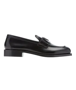 Prada Leather Loafers - Black
