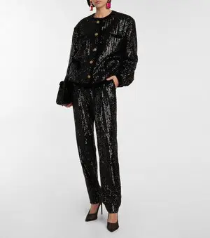 BLAZÉ MILANO Sequined Trousers