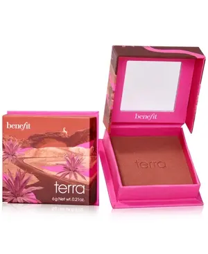 BENEFIT COSMETICS Wanderful World Silky-soft Powder Blush - Terra (terracotta)