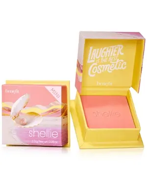 BENEFIT COSMETICS Wanderful World Silky-soft Powder Blush Mini - Shellie Mini