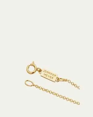 JENNIFER MEYER 18k Yellow Wishbone Pendant Necklace - Gold