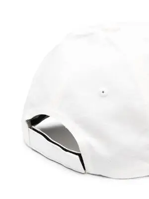Emporio Armani Logo Patch Cap - White