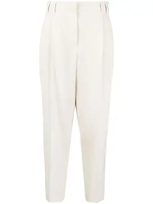 Brunello Cucinelli High-waisted Tailored Trousers
