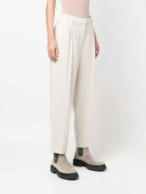 Brunello Cucinelli High-waisted Tailored Trousers