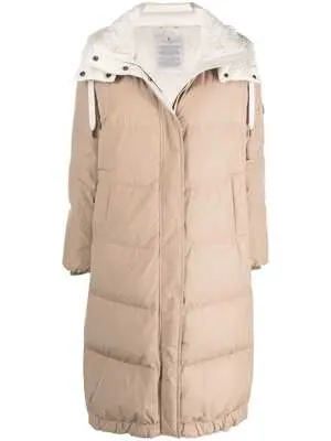 Brunello Cucinelli Drawstring Hood Padded Coat