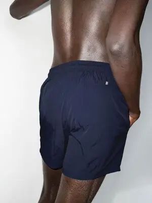BOSS Octopus Logo-print Swim Shorts - Blue