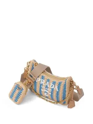 Prada Re-edition 2005 Crochet-knit Shoulder Bag