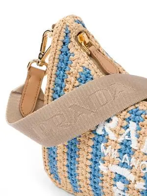 Prada Re-edition 2005 Crochet-knit Shoulder Bag